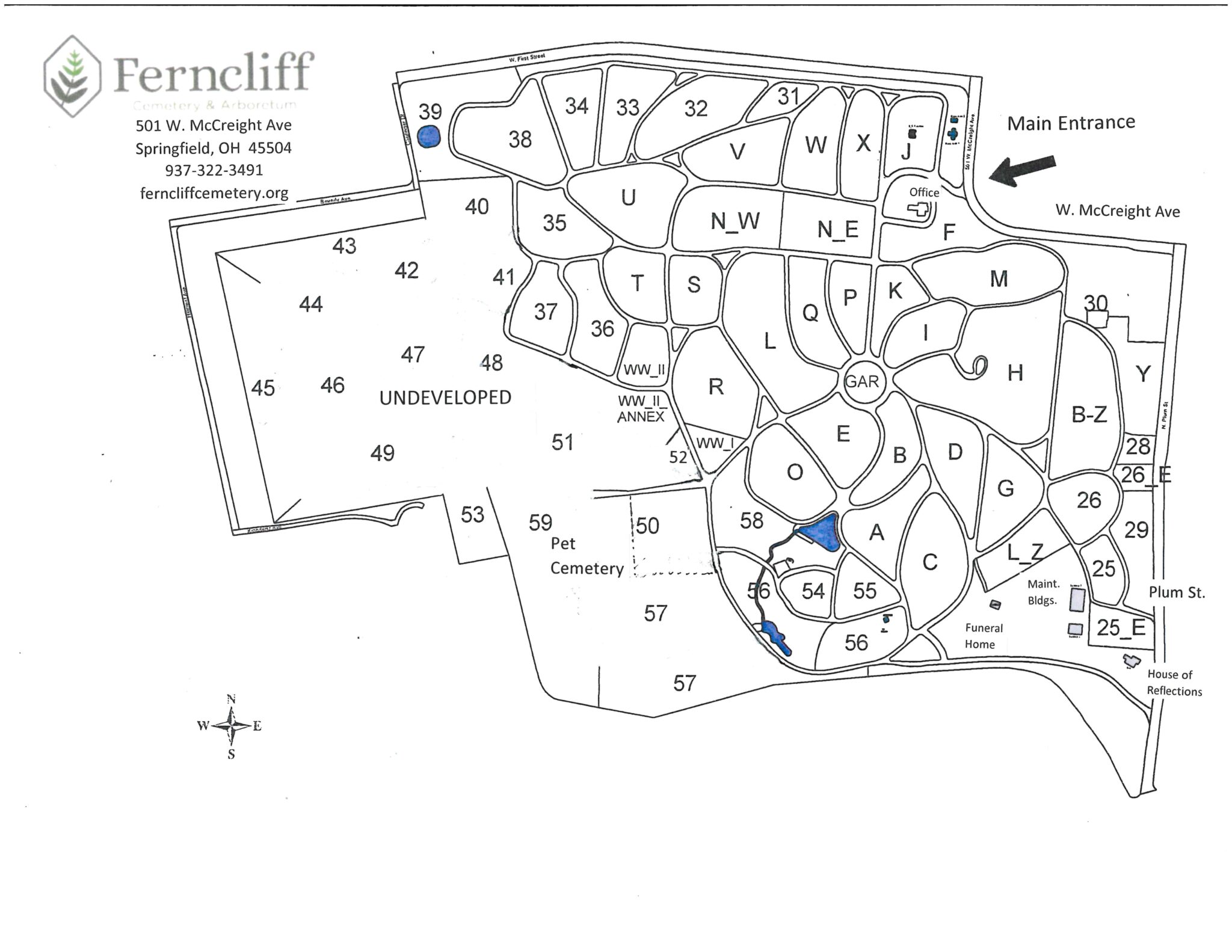 Find a Loved One | Ferncliff Cemetery & Arboretum